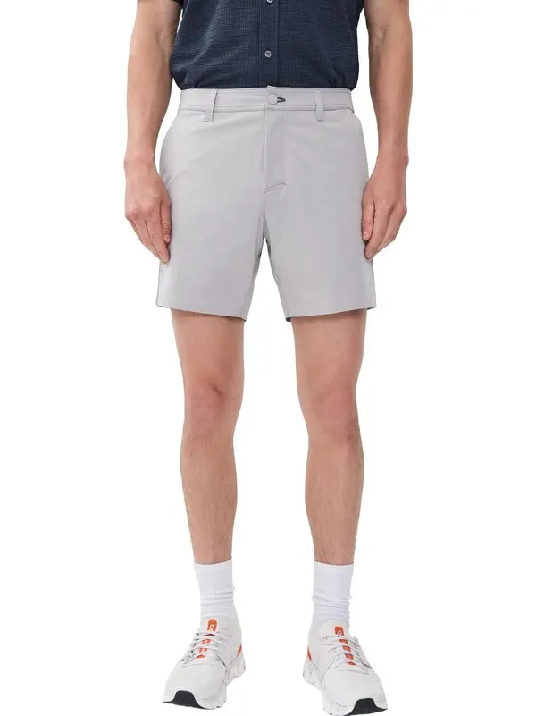 RHONE Commuter Flyweight Shorts 7" Inseam - Light Gray