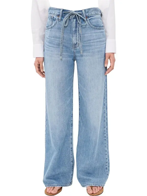 Madewell Ultimate Wide Jeans In Airy - Raebrook Wash
