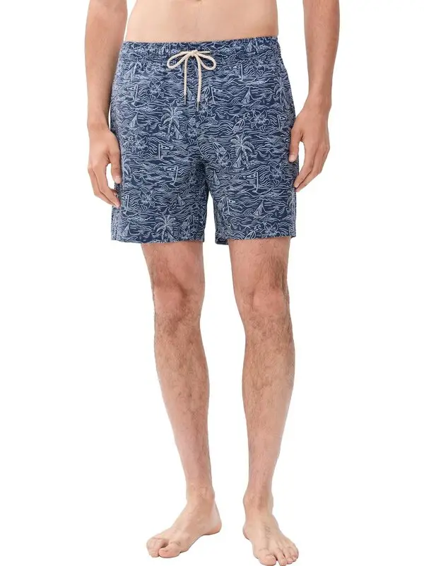 FAIR HARBOR Bayberry Swim Trunks - Tropical Course