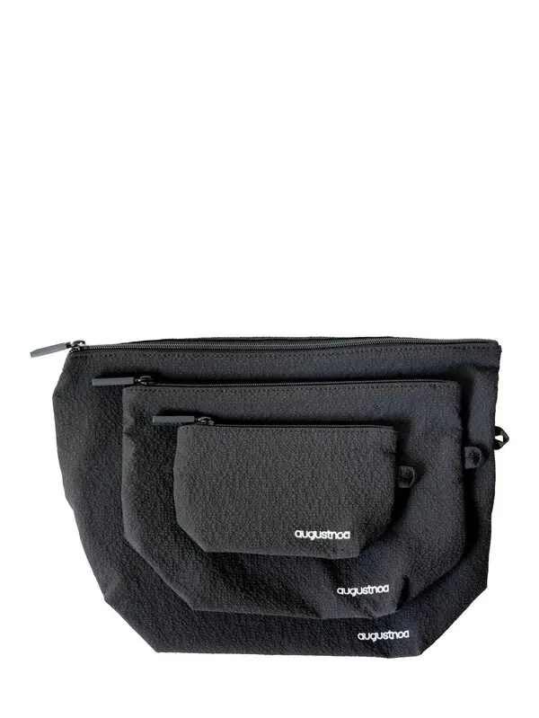 AUGUSTNOA Pouch Set - Black