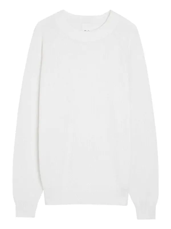 ALLUDE Cotton And Cashmere-blend Jumper - White
