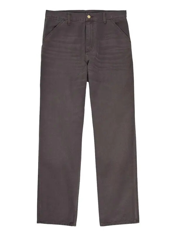 Carhartt Work In Progress Straight-leg Canvas Trousers - Stone