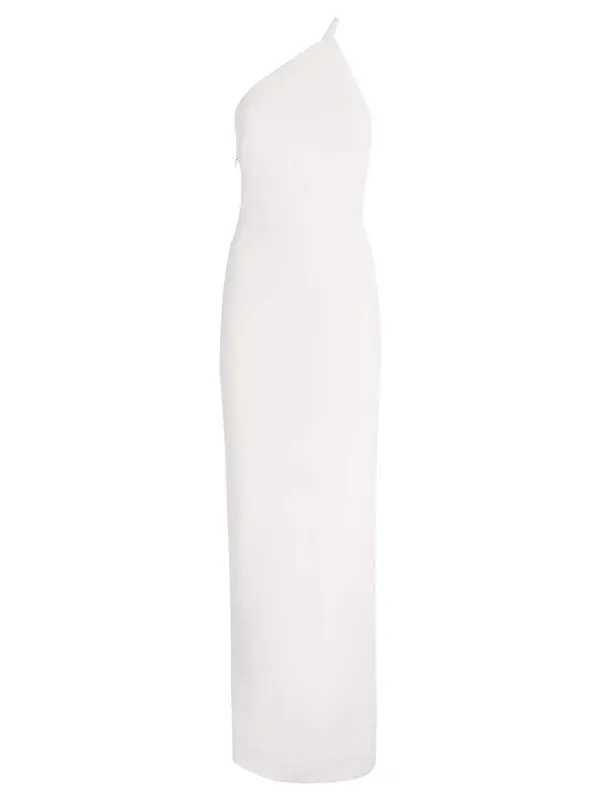 Solace London One-shoulder Maxi Dress - Ivory