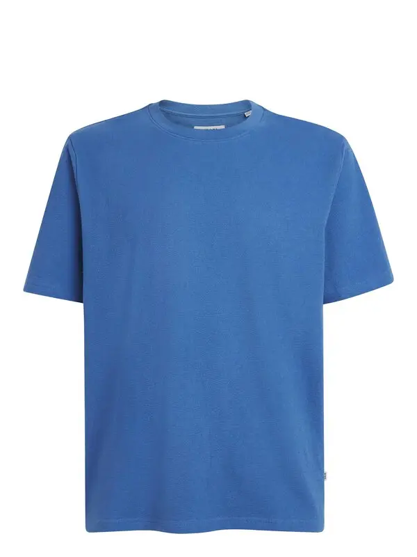 WAX LONDON Organic Cotton Dean T-shirt - Blue