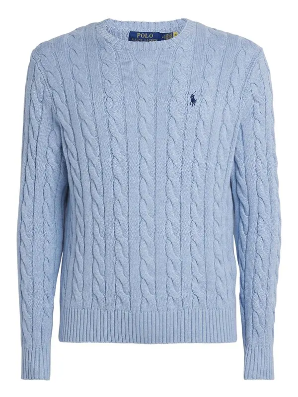 Polo Ralph Lauren Cotton Cable-knit Sweater - Blue