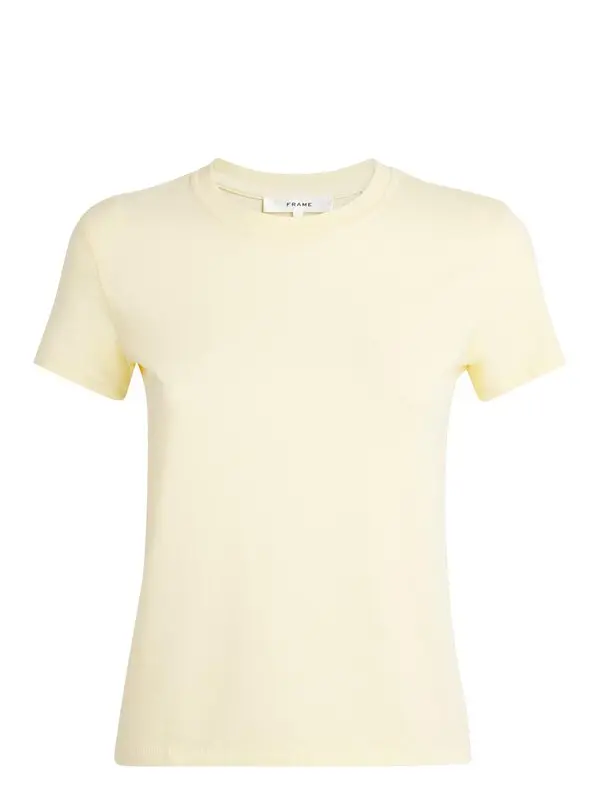 FRAME Vintage The Baby Tee - Yellow