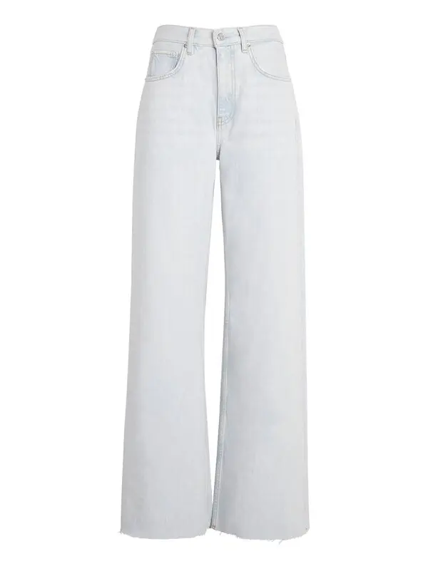 ANINE BING Lewis Wide-leg Jeans - Blue