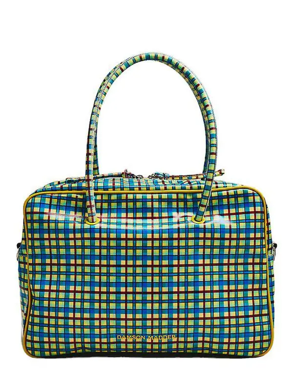 DAMSON MADDER Truro Coated Holdall Bag - Zesty Check