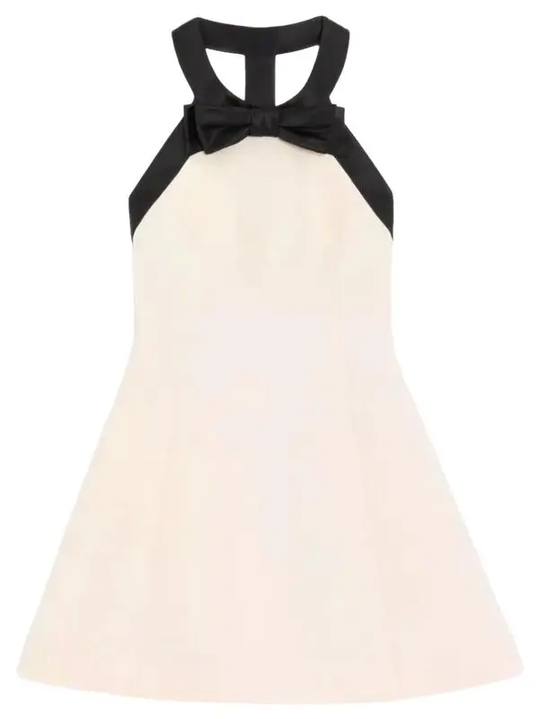 Valentino Garavani Crepe Couture Short Dress - Neutrals