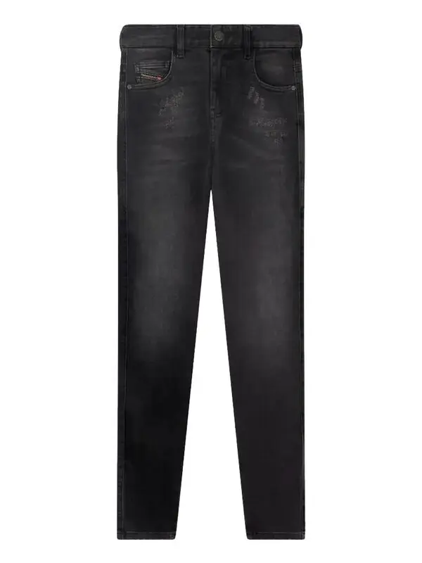 DIESEL® Distressed Slim-fit Jeans - Black
