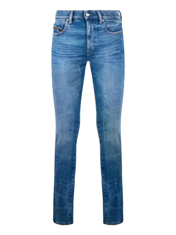 DIESEL® Faded Effect Slim-fit Jeans - Blue