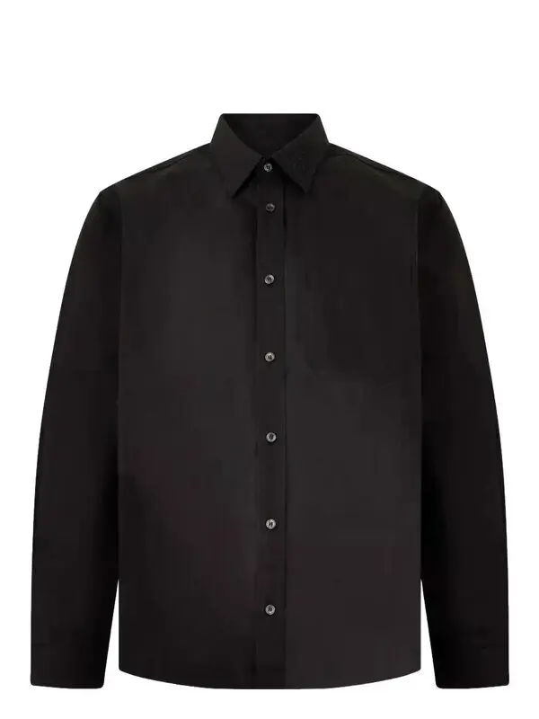 DIESEL® Buttoned Cotton Shirt - Black