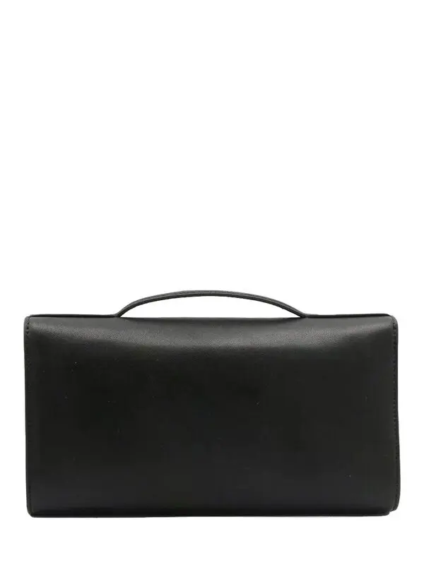 Mulberry Lily Leather Clutch Bag - Black