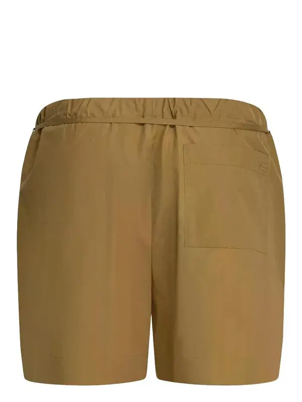Loulou De Saison Beige Cotton Drawstring Shorts - Neutrals