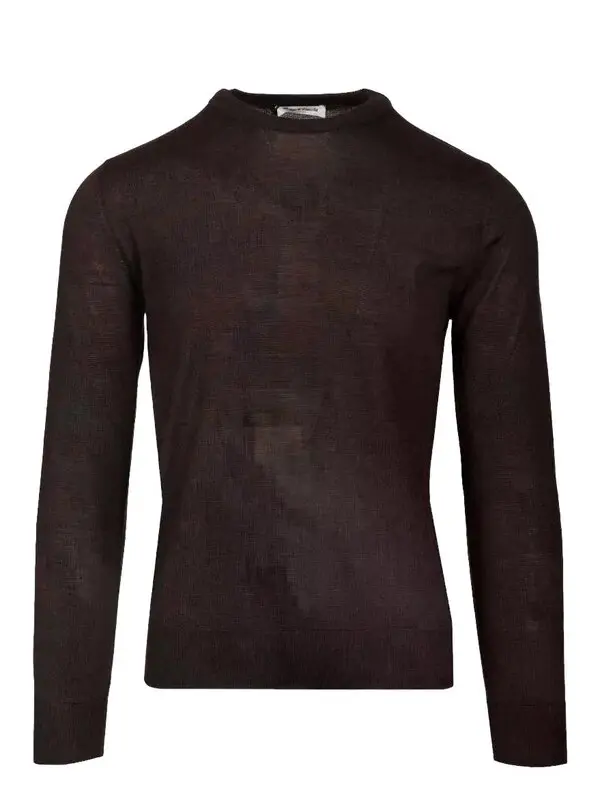 Al Duca D'aosta Crew Neck Knitted Sweater - Black