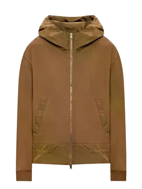 Herno Zip-up Hoodie - Brown