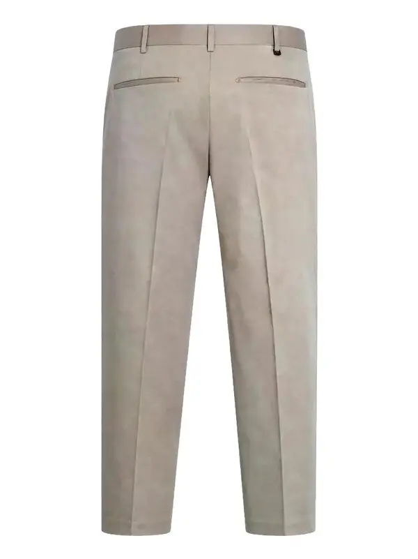 PT TORINO Pressed-crease Tailored Trousers - Neutrals