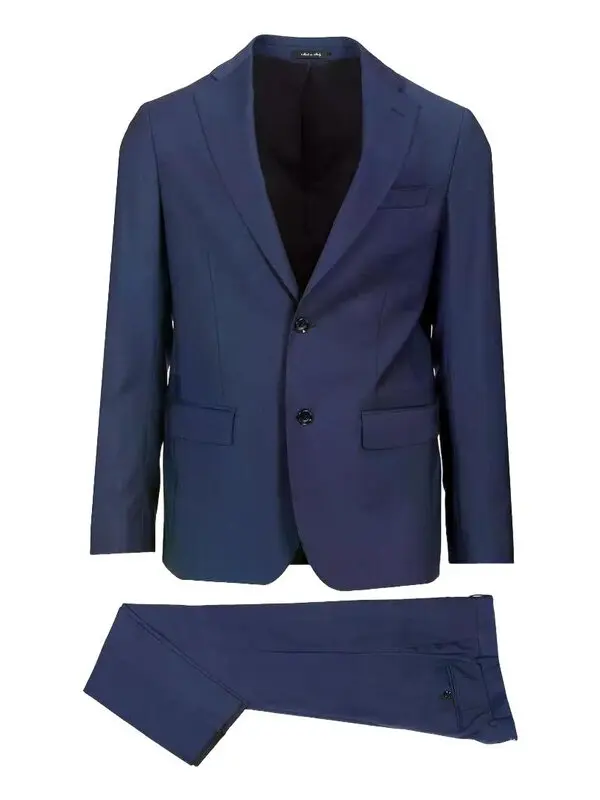 AL DUCA D’AOSTA 1902 Notch-lapel Wool Suit - Blue