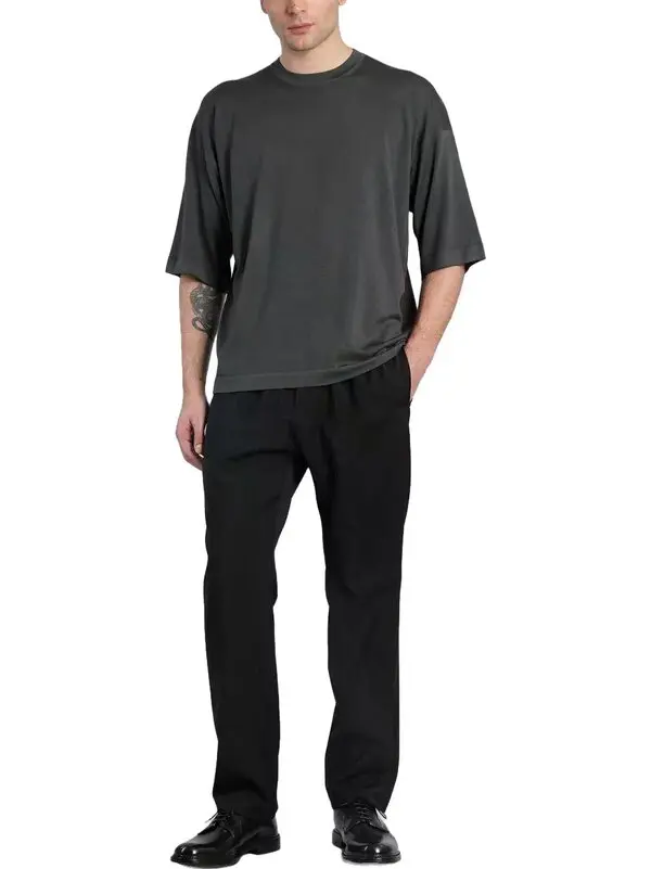 Barena Venezia Zaco Oversized Crew-neck T-shirt - Grey
