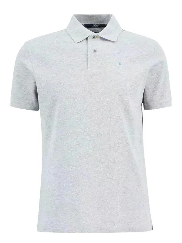 Barbour Tartan Pique Polo Shirt - Grey