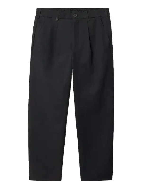 GABBA Gab Napoli 19 Phin Pleated Trousers - Grey