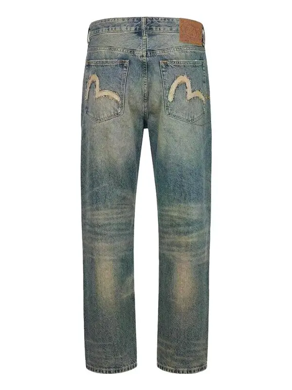 EVISU Abstract Wash Jeans - Blue