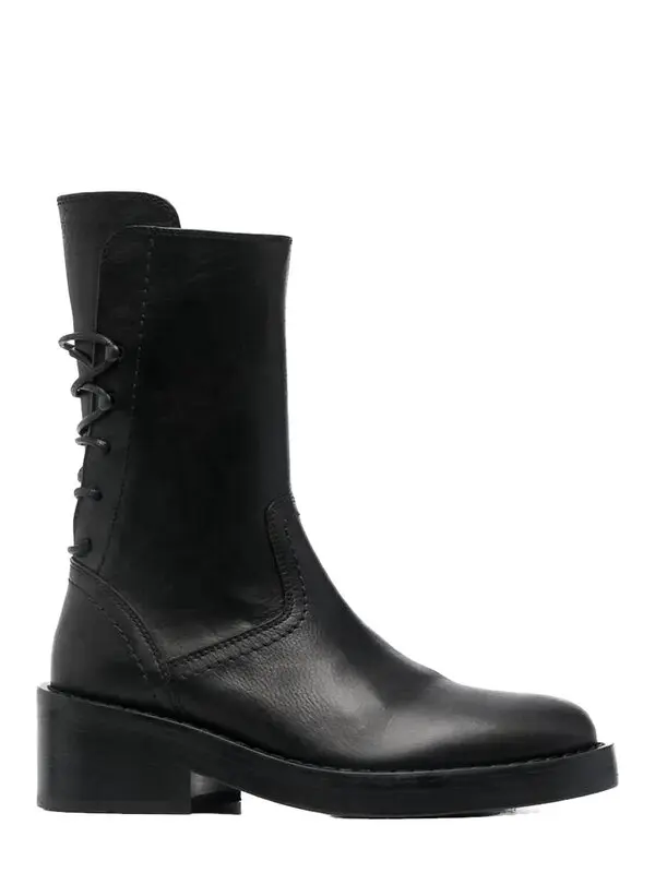 ANN DEMEULEMEESTER Henrica Lace-up Boots - Black