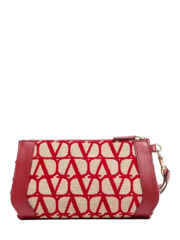 Valentino Garavani Vlogo Signature Clutch Bag - Red