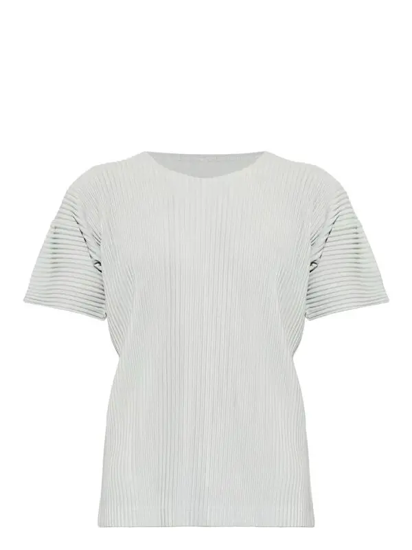 Issey Miyake Pleated T-shirt - Grey