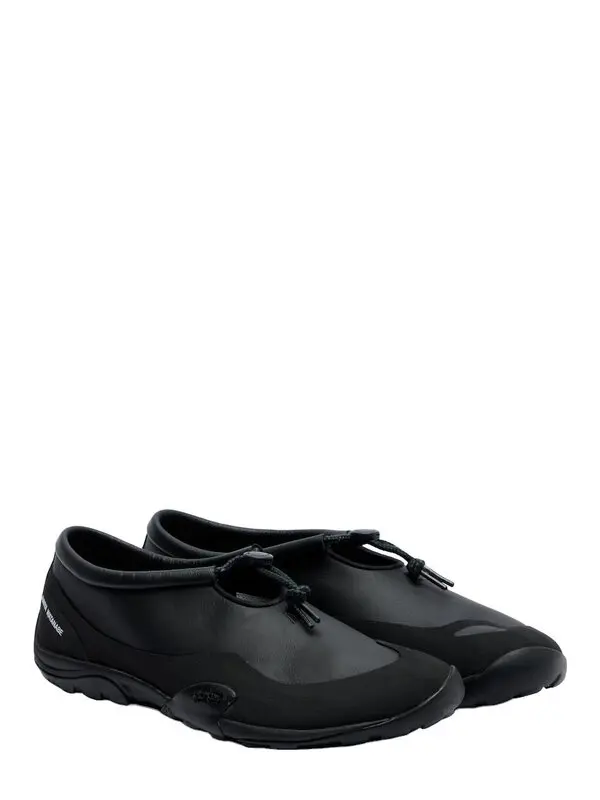 Junya Watanabe X New Balance Mt10t Leather Sneakers - Black