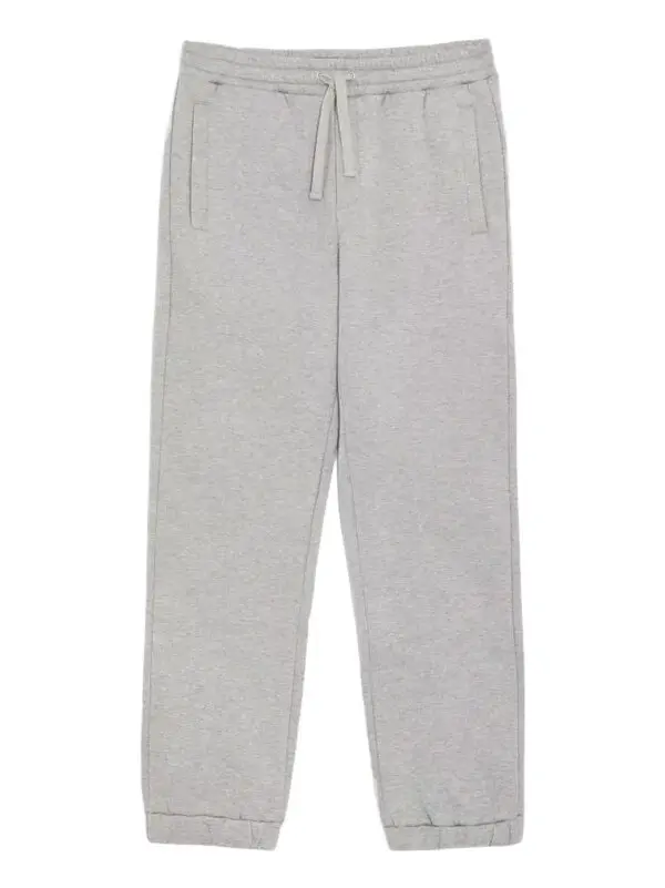 Valentino Garavani Cotton Pants With Vltn-print - Grey