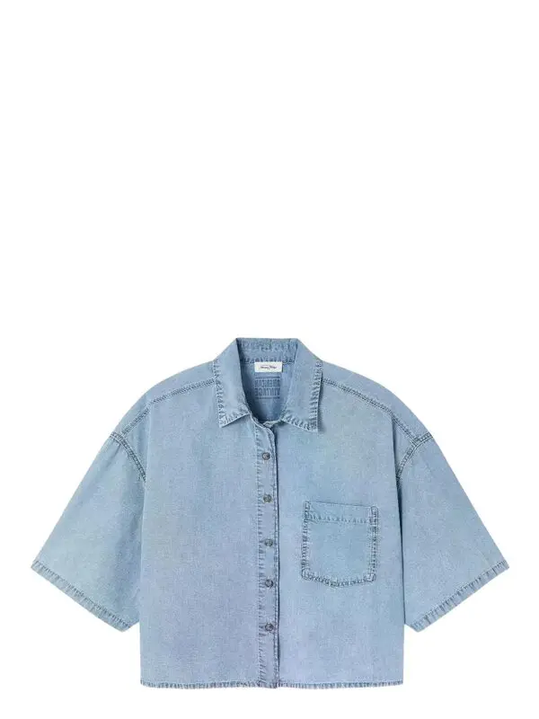 American Vintage Short-sleeve Shirt - Blue