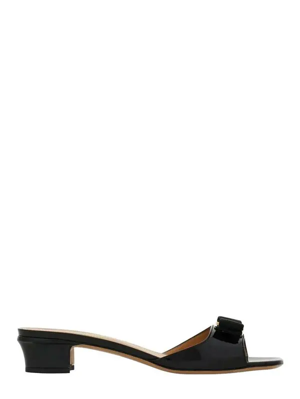 FERRAGAMO Vara Bow Slides - Black