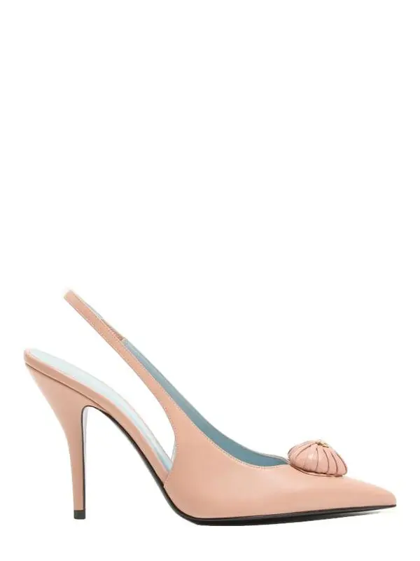 Valentino Garavani Coeur Royal Kidskin Slingback Pumps - Phard