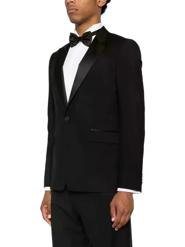 Paul Smith Satin-lapel Blazer - Black