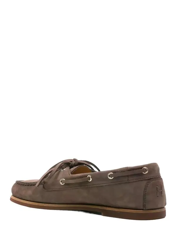 HENDERSON BARACCO Zelia Nubuck Loafers - Brown