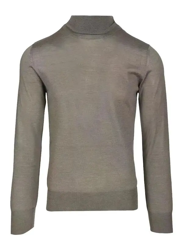 AL DUCA D’AOSTA 1902 Knitted Roll Neck Sweater - Grey
