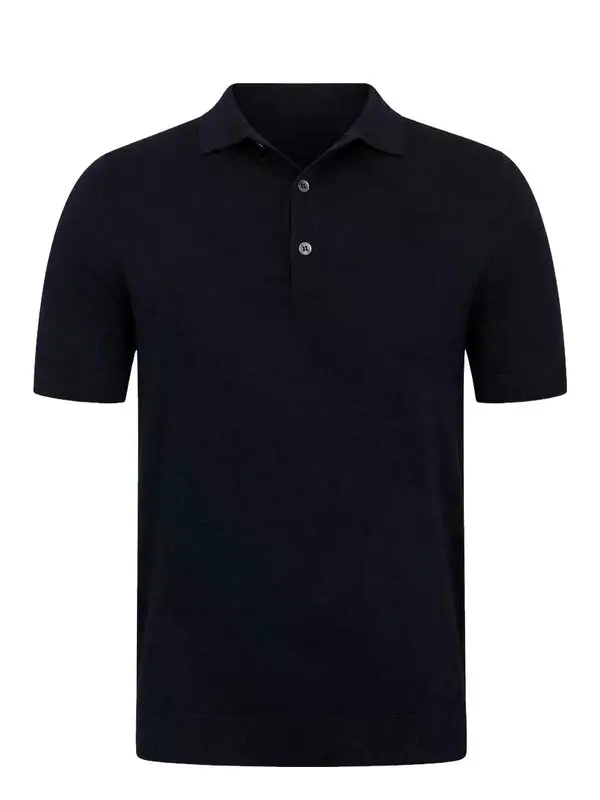 FILIPPO DE LAURENTIIS Short-sleeve Polo Shirt - Blue