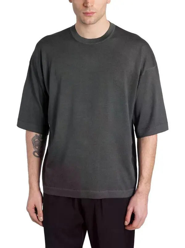 Barena Venezia Zaco Oversized Crew-neck T-shirt - Grey