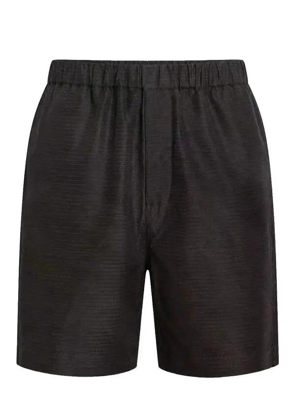 RANRA Elasticated Waist Ripstop Shorts - Brown
