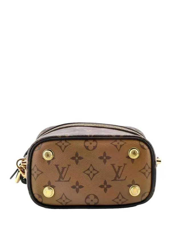 LOUIS VUITTON Reverse Monogram Canvas Pm Satchel - Brown
