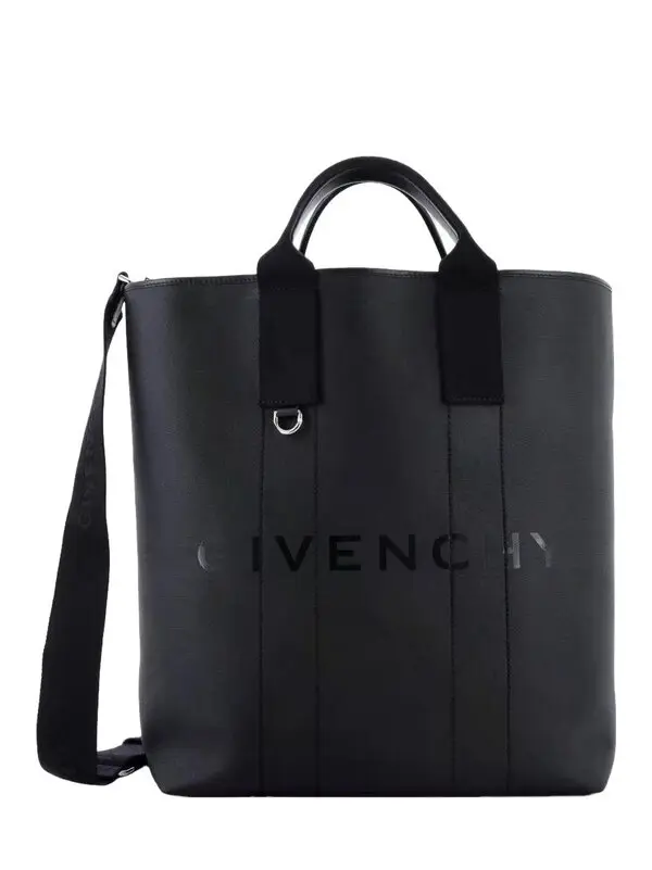 Givenchy Coated Canvas Large Tote Bag - Black