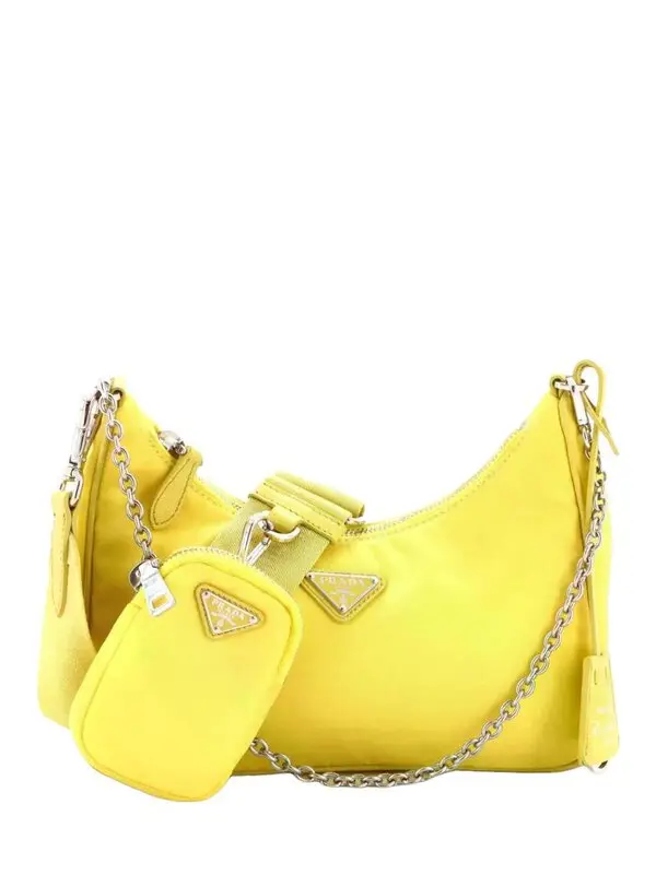 Prada Re-edition 2005 Shoulder Bag Tessuto - Yellow