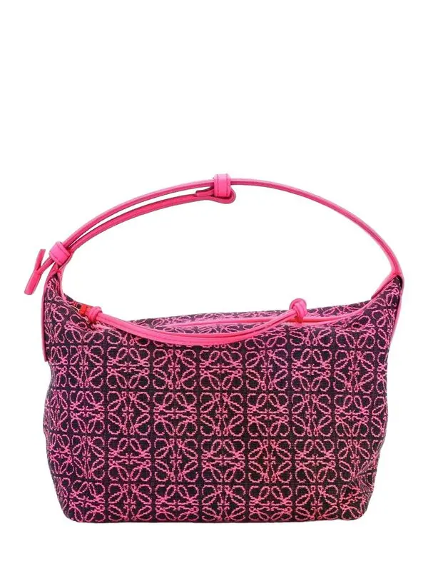 Loewe Cubi Anagram Jacquard Small Hobo Bag - Pink