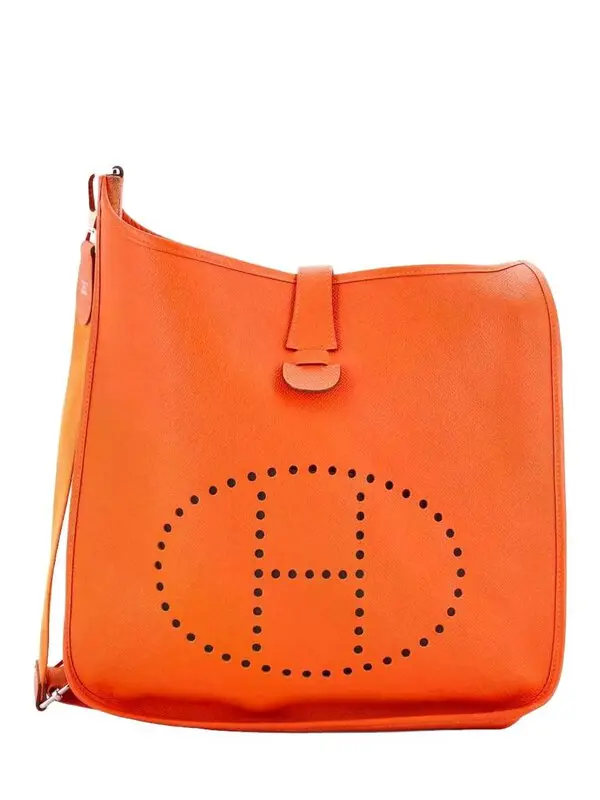 Hermès Evelyne Bag Gen Iii Epsom Gm Crossbody Bag - Orange