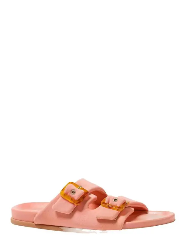 ERES Izia Buckle Strap Mules - Pink