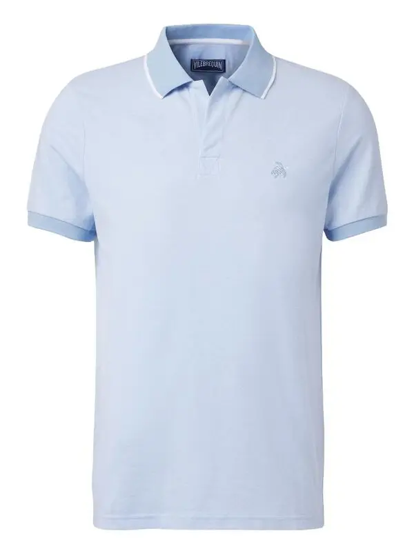 Vilebrequin Cotton Pique Polo Shirt - Blue