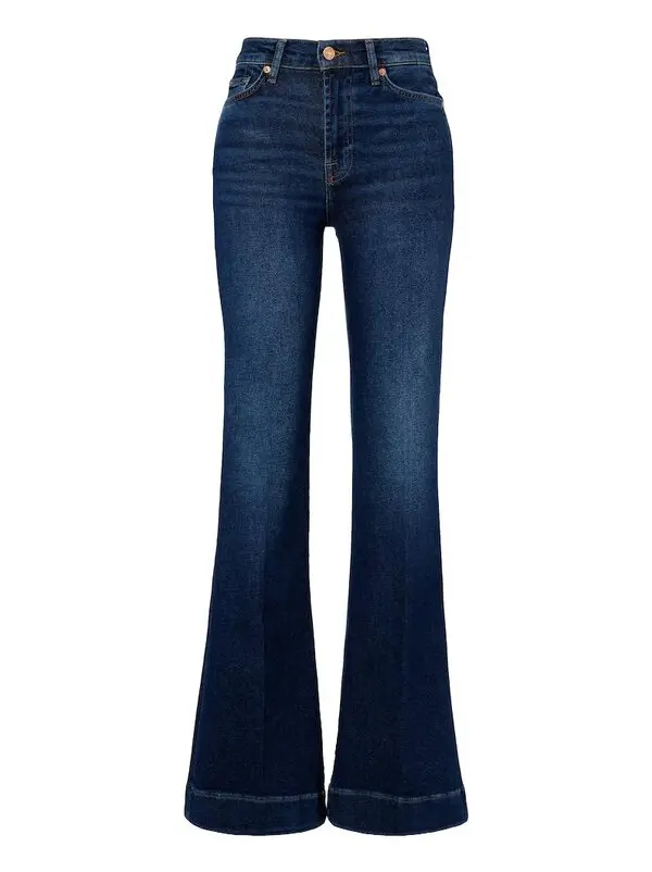7 For All Mankind Modern Dojo Flared Jeans - Blue