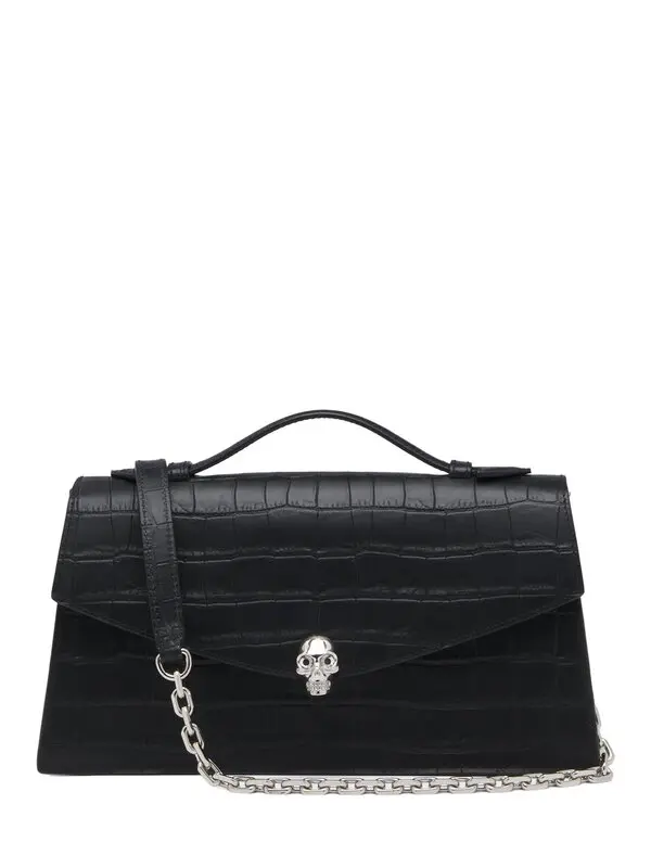 Alexander McQueen Skull Top Handle Bag - Black