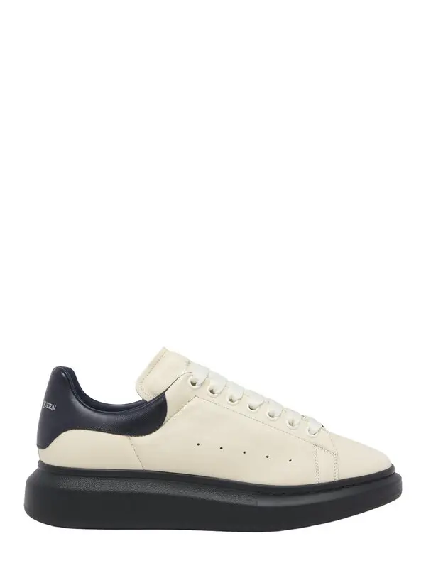 Alexander McQueen Oversized Sneaker - Cream/dark Blue